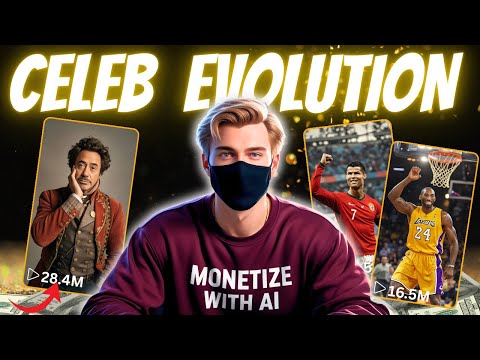 How to Create Stunning Celebrity Evolution Video Using AI(Full FREE Tutorial)