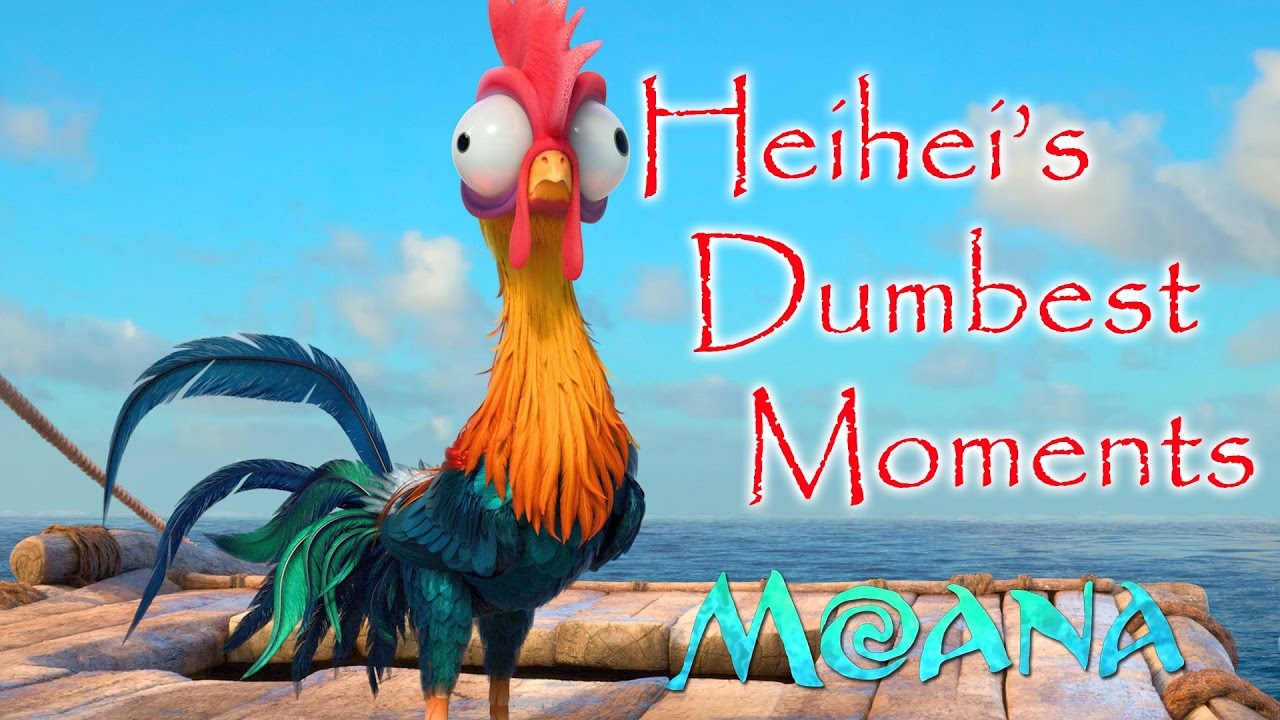 Heihei's Dumbest/Funniest Moments - MOANA