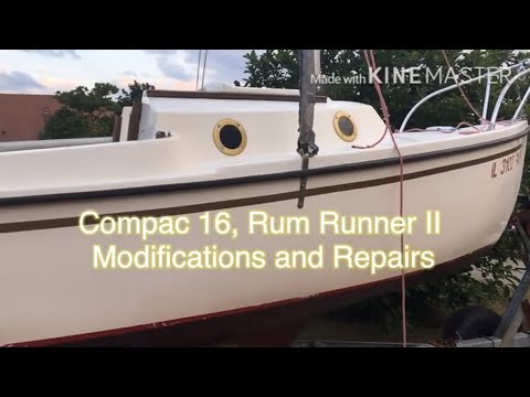 3. Trailer Sailer (Com-pac 16) modifications and repairs.