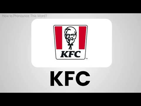 KFC | HOW TO PRONOUNCE THIS WORD - CHANNEL 🔊