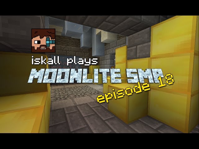 Ice Themed Overworld Gold farm on Hardcore SMP Minecraft Map