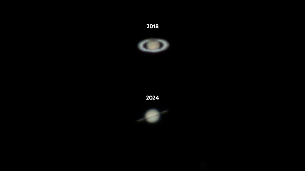 The views of Saturn - 2018 vs 2024