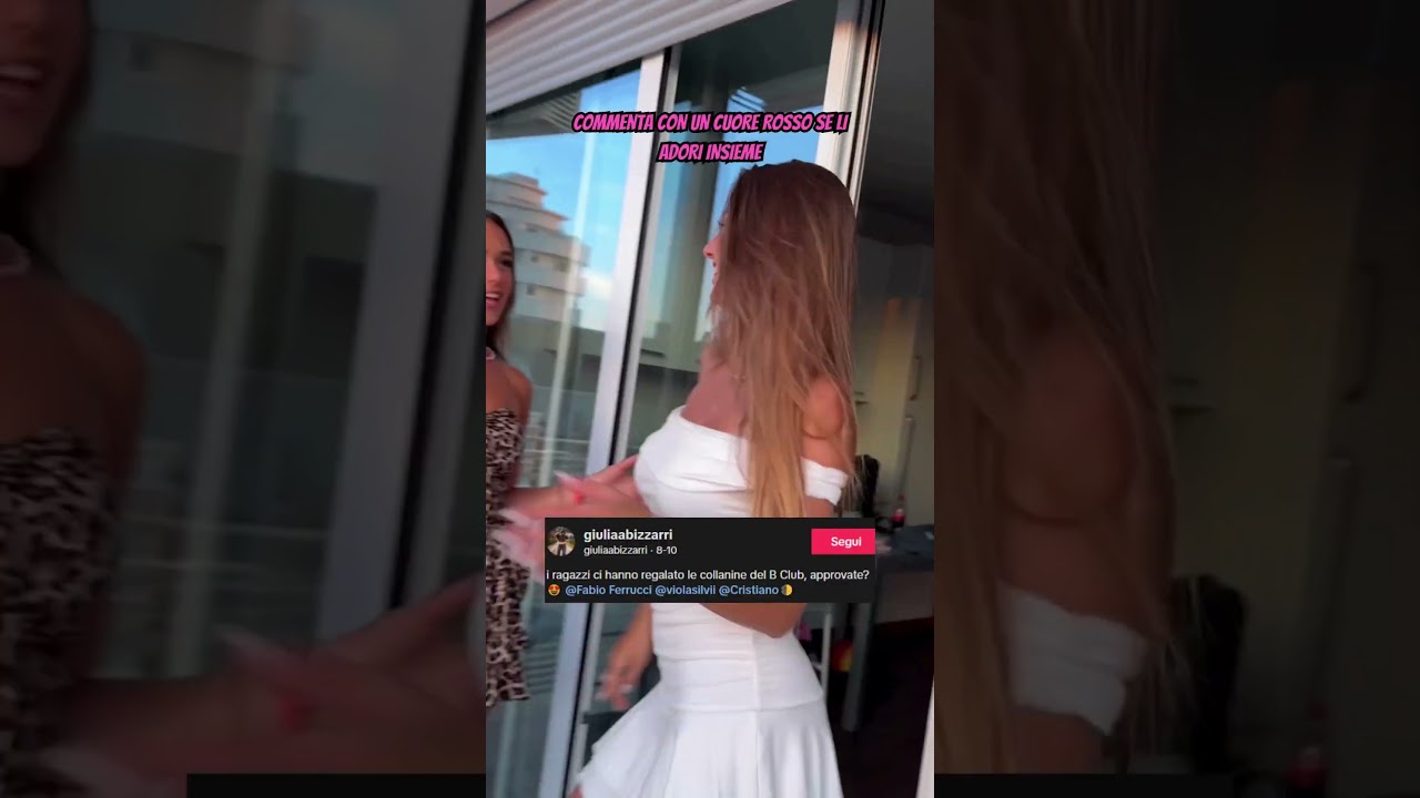 CRISTIANO BORSI E FABIO FERRUCCI E IL LORO BELLISSIMO REGALO A VIOLA SILVI E GIULIA BIZZARRI #tiktok