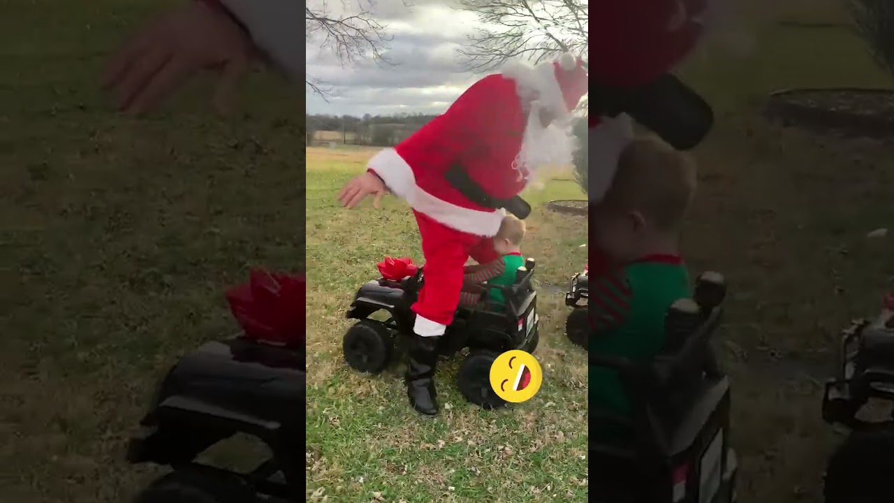 Santa Immediately Regrets This Gift!🎅 #12DaysofLols #Christmas #funny #holiday #fail