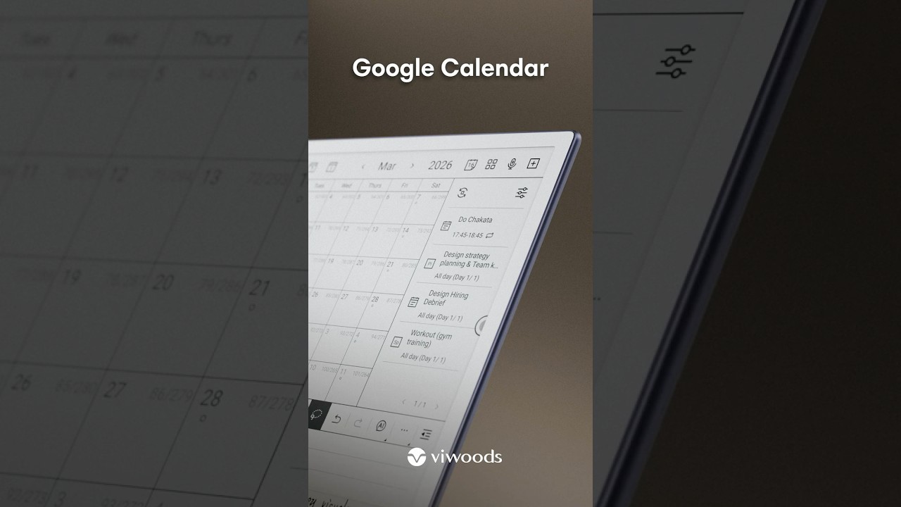 How to Sync  AiPaper with Google Calendar | Step-by-Step Guide #aipaper #viwoods #eink #tablet
