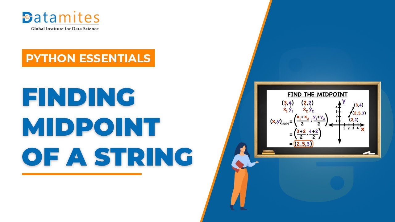 Python Program to Find midpoint of a string | Python Tutorial
