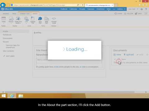 How to Embed a Yammer Home Feed