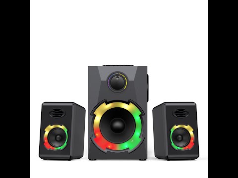 OROROW S215 Computer Speakers With Subwoofer,RGB Speakers,Bluetooth Speakers For PC