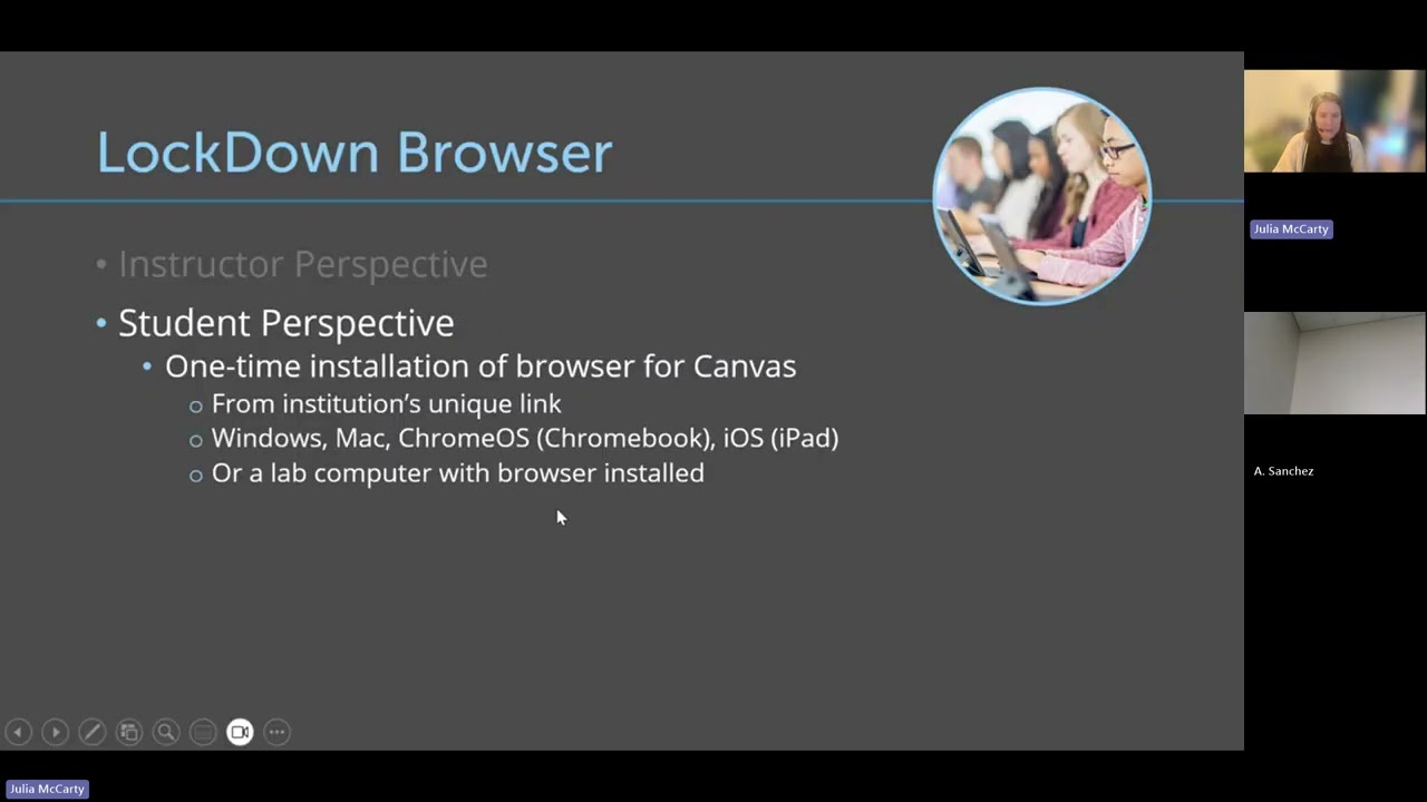 Instructor Training on Respondus Monitor & LockDown Browser for Galveston College
