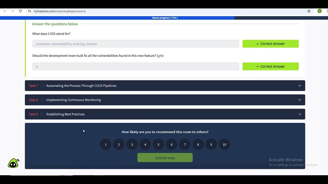 Snyk Open Source | tryhackme | walkthrough | source code review| pentesting