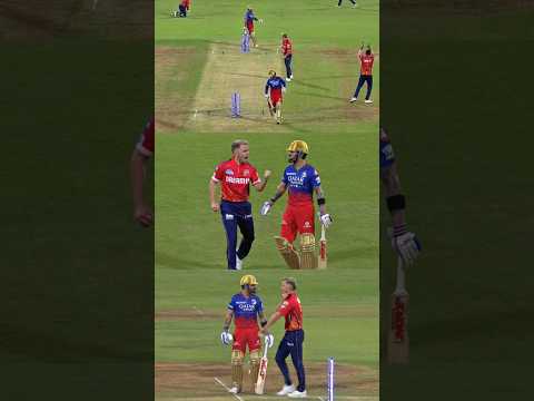Virat Kohli Aggressive Fight With Sam Curran #viratkohli #samcurran #ipl2024 #rcbvspbks