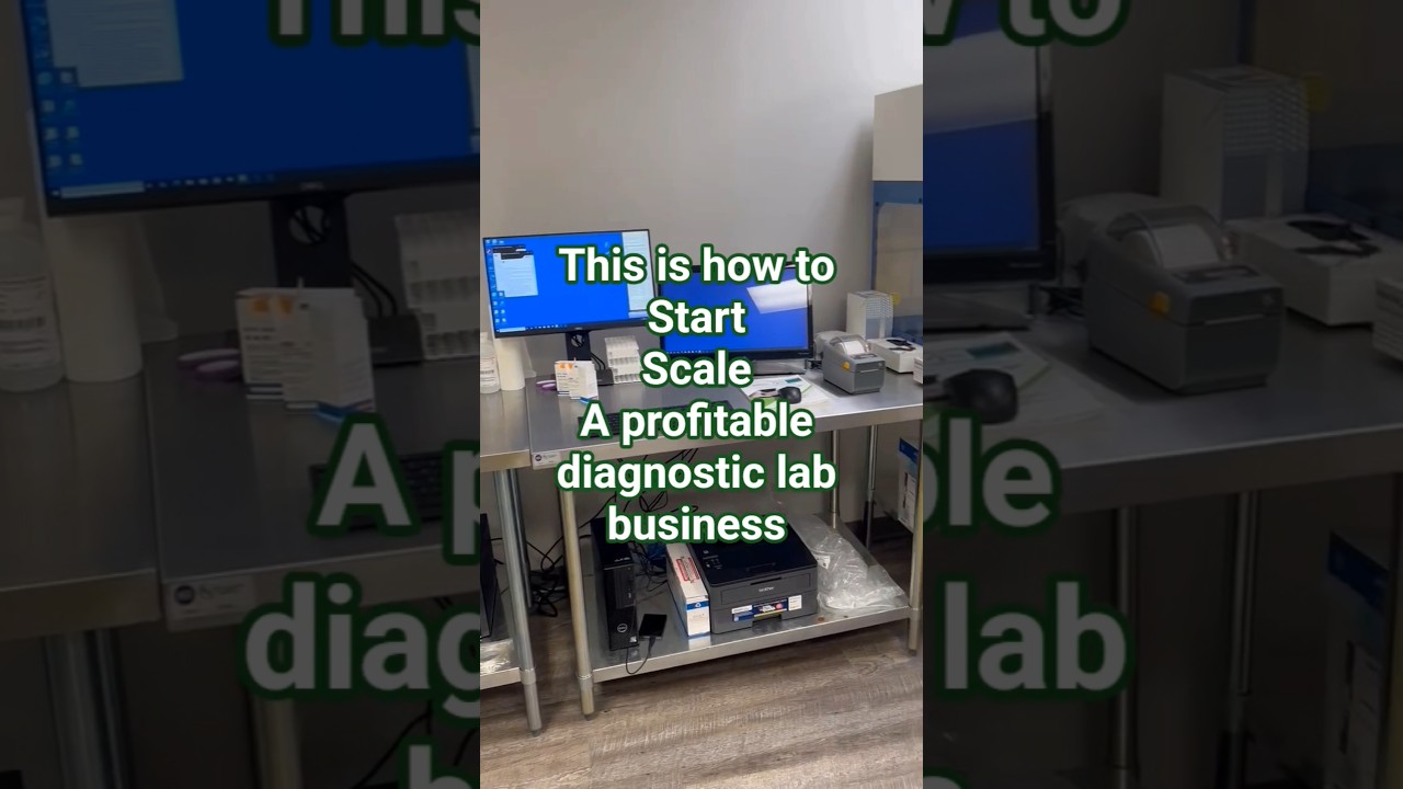 How To Start a Scalable Diagnostic Lab with Inside Look of a lab for set up inspiration#diylab