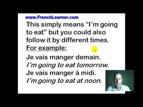 French Immediate Future Tense