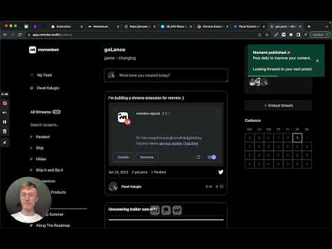 Building a Chrome Extension for Momentum 🚀