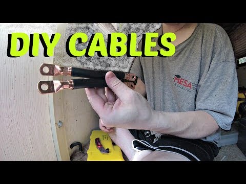 DIY Battery Cables || RV Living