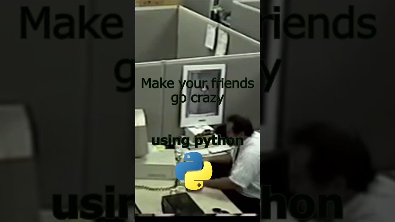 They’ll go absolutely crazy 🤡🤣😎#python #prank