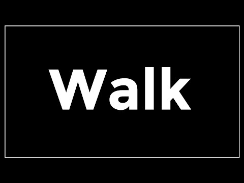 This is how to say Walk in Hebrew