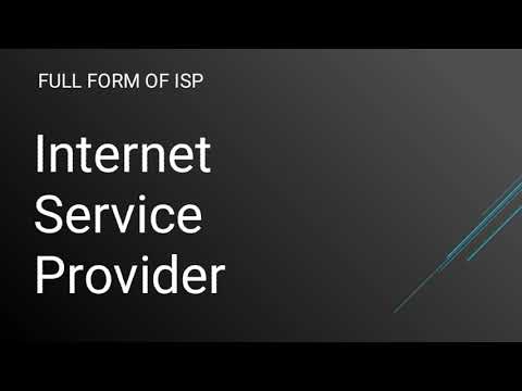 Full form of ISP? What is ISP?(Urdu Hindi)