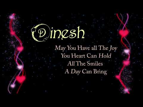 Dinesh Name Meaning With Birthday