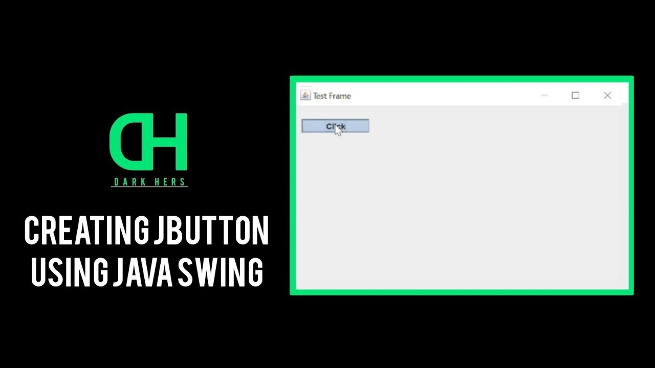 Creating JButton using Java Swing