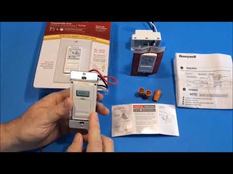 Honeywell Home RPLS740B ECONOswitch 7 Day Solar Programmable Switch, Lights and Motors