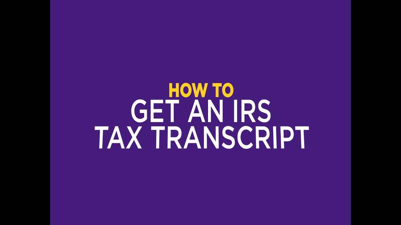 LSUE HOW TO: IRS Transcript
