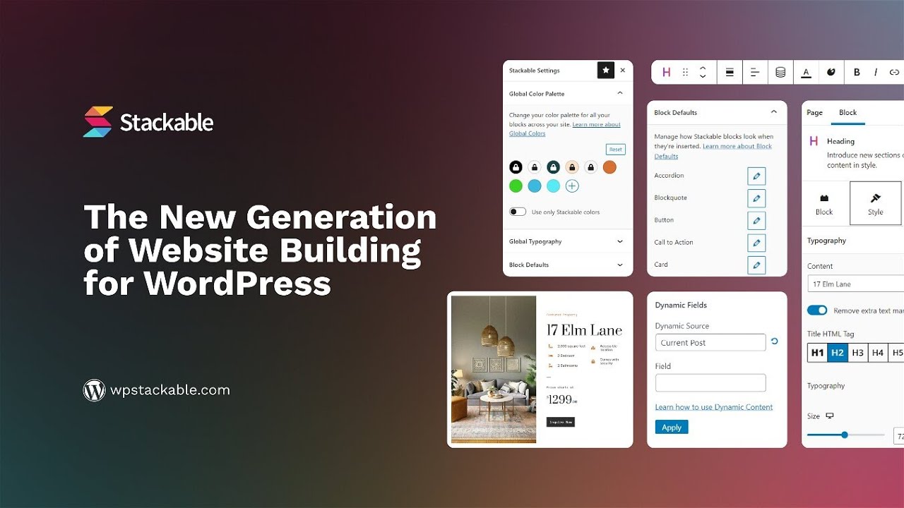 Stackable Lifetime Deal - Page Builder Gutenberg Blocks Plugin for WordPress