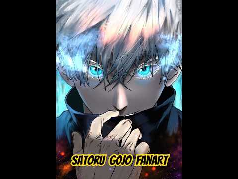 Satoru Gojo Digital Art Timelapse – Limitless Power in Every Stroke