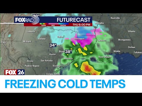 Houston weather: Freezing temperatures in Southeast Texas, around the country