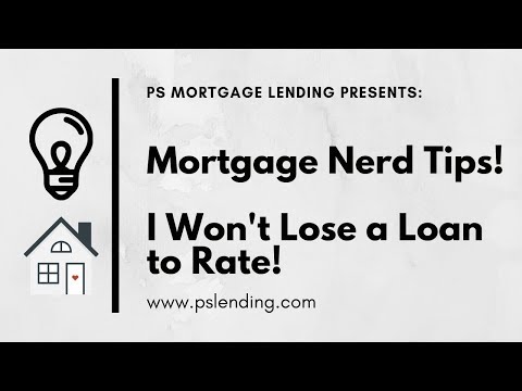 I Won't Lose a Loan to Rate! Why?