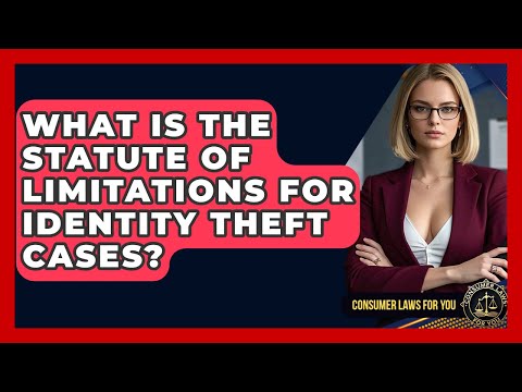 What Is The Statute Of Limitations For Identity Theft Cases? - Consumer Laws For You