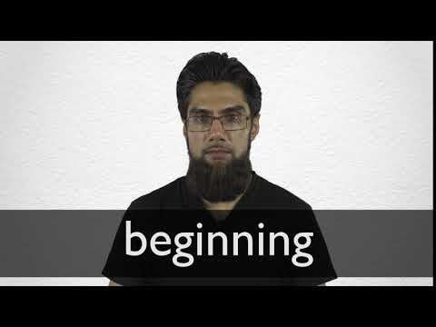 How to pronounce BEGINNING in British English
