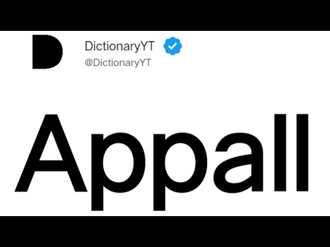 Appall Meaning in English