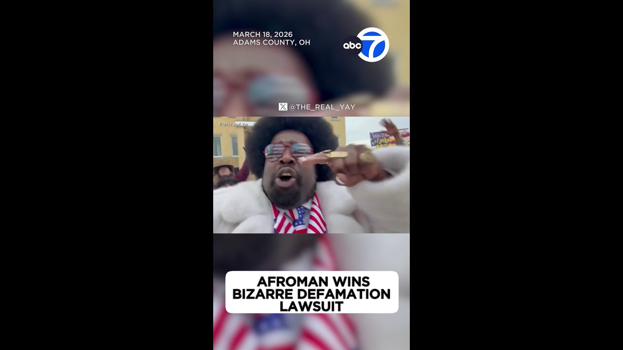 Rapper Afroman wins lawsuit against police over viral music videos