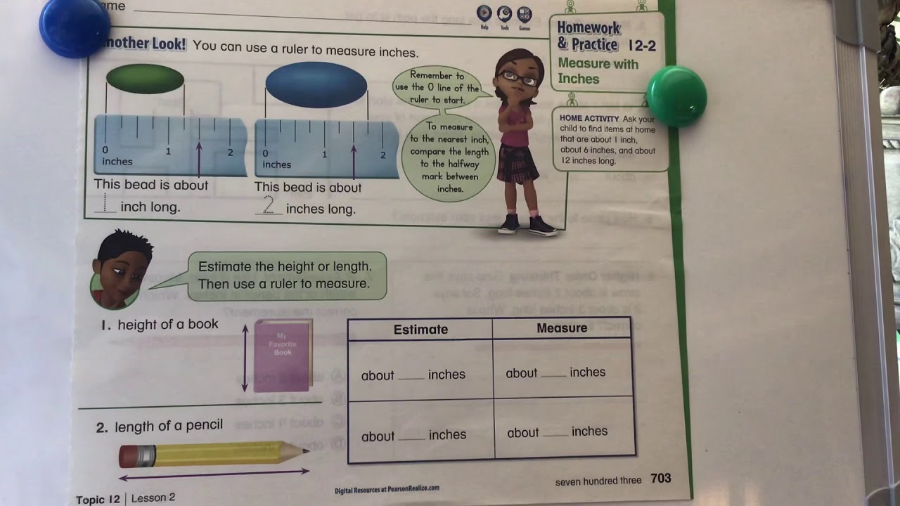 2nd grade math homework 12-2