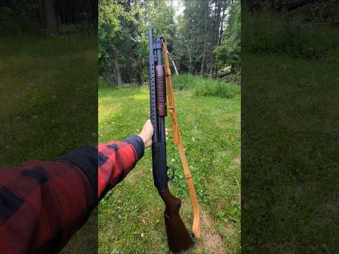 Mossberg 590A1 Retrograde in my backyard
