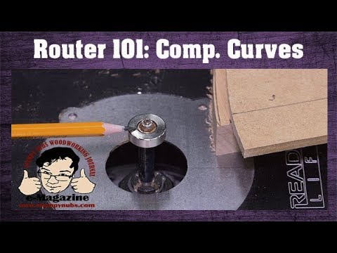 IMPORTANT ROUTER SKILL: Complimentary curves and making positive and negative templates