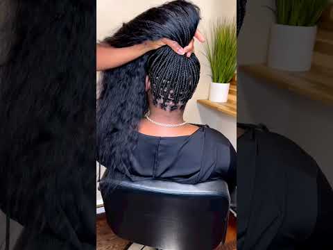 Tree braids with human hair #ijeomabraids #shortsvideo