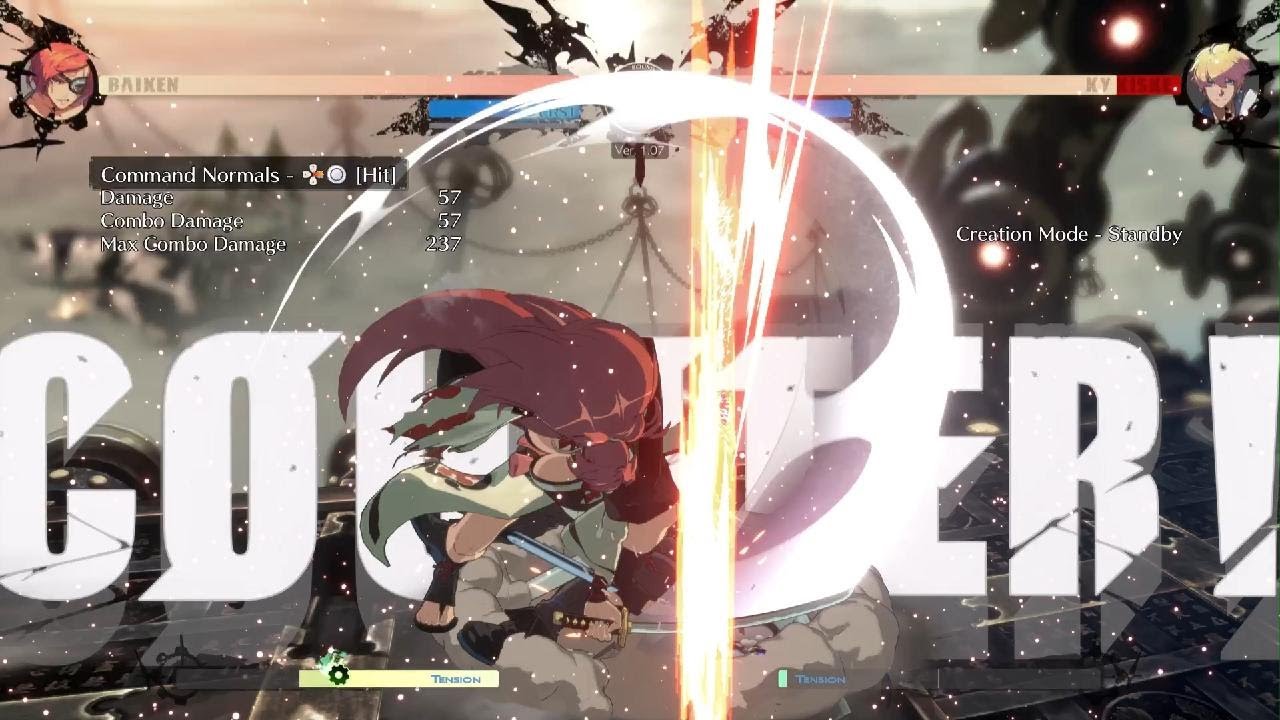 Guilty Gear -Strive Baiken tether loop combo