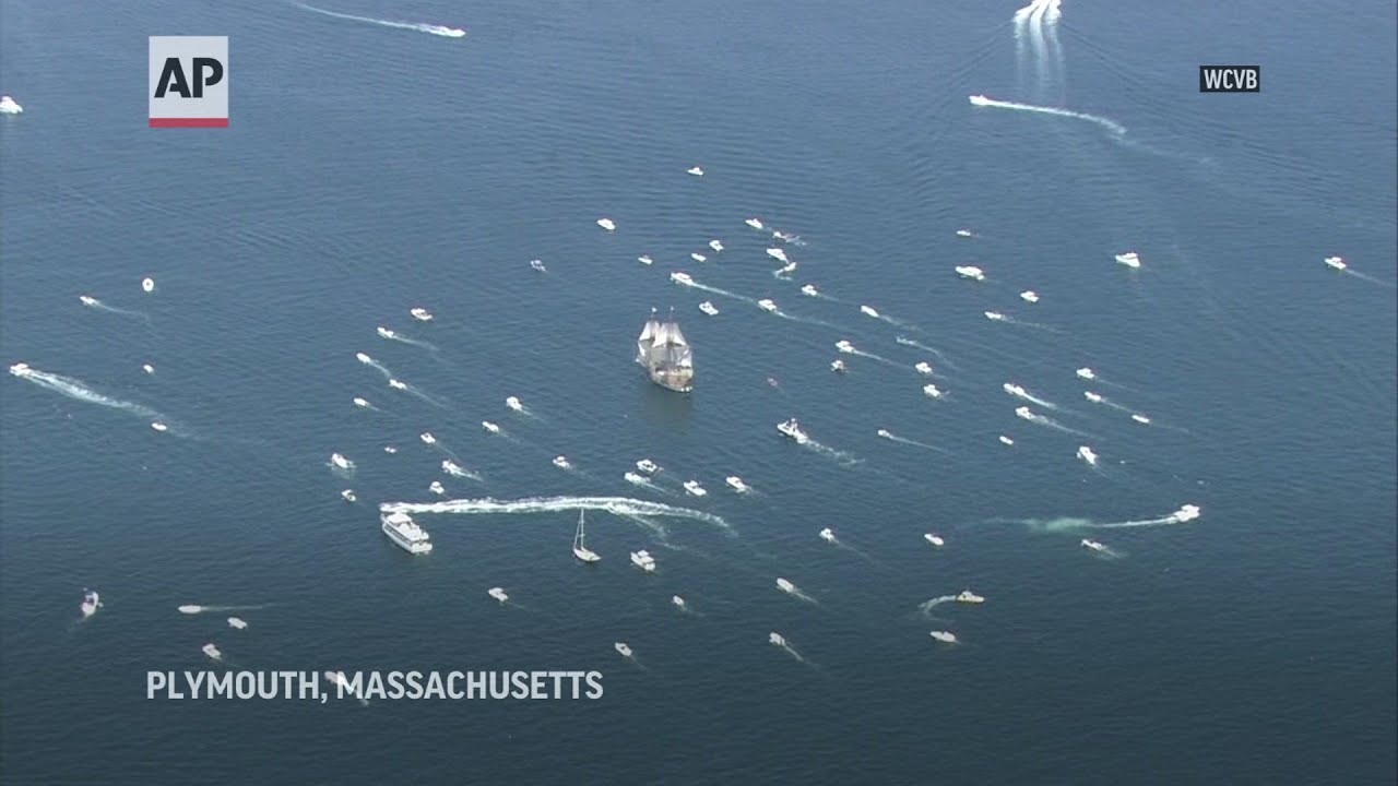 Restored Mayflower replica returns to Plymouth