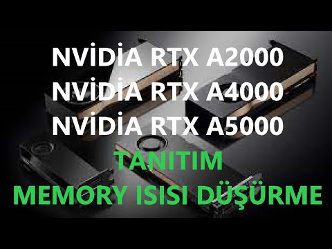 NVİDİA A2000 | A4000 | A5000 SERİSİ KARTLAR OVERCLOCK AYARLARI | MİNİNG SETTİNG | MİNİNG HASHRATE
