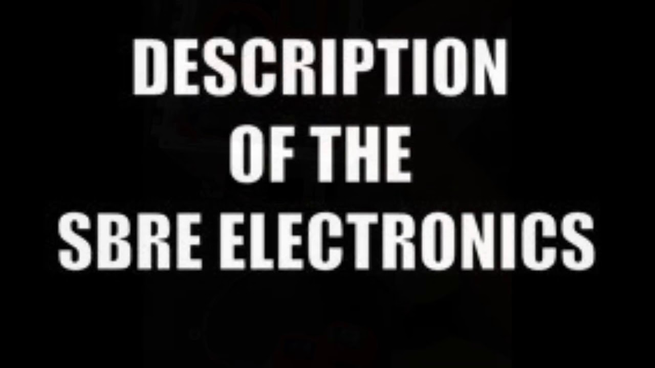 The description of the electronic components of the payload of the Solid Body Rotation Experiment