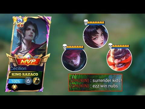 THIS IS HOW TO HANDLE CECILION FULL COUNTER HEROES!! CECILION BEST BUILD & EMBLEM I MLBB