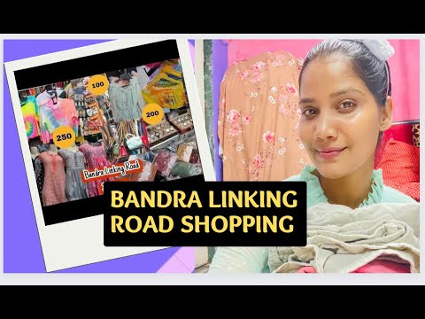 😱Rs.100 Linking Road Market #viral #streetshopping #linkingroad #shortvideo