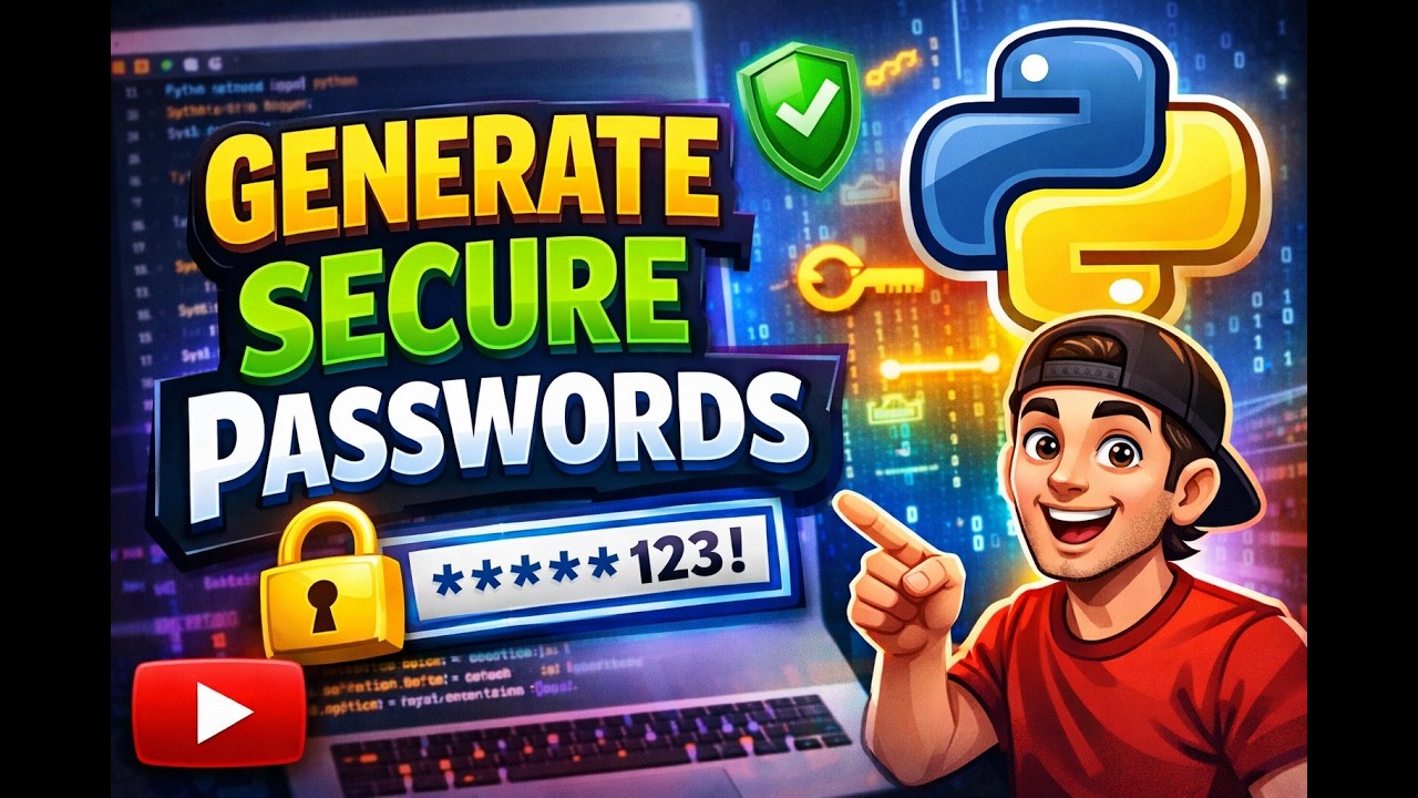 How to Generate Strong Passwords using Python | Beginner Friendly Tutorial