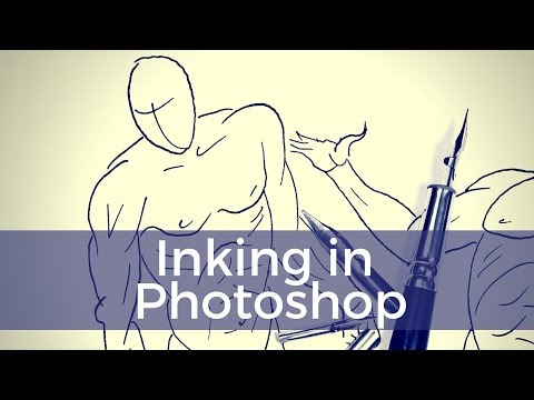 Inking in Photoshop