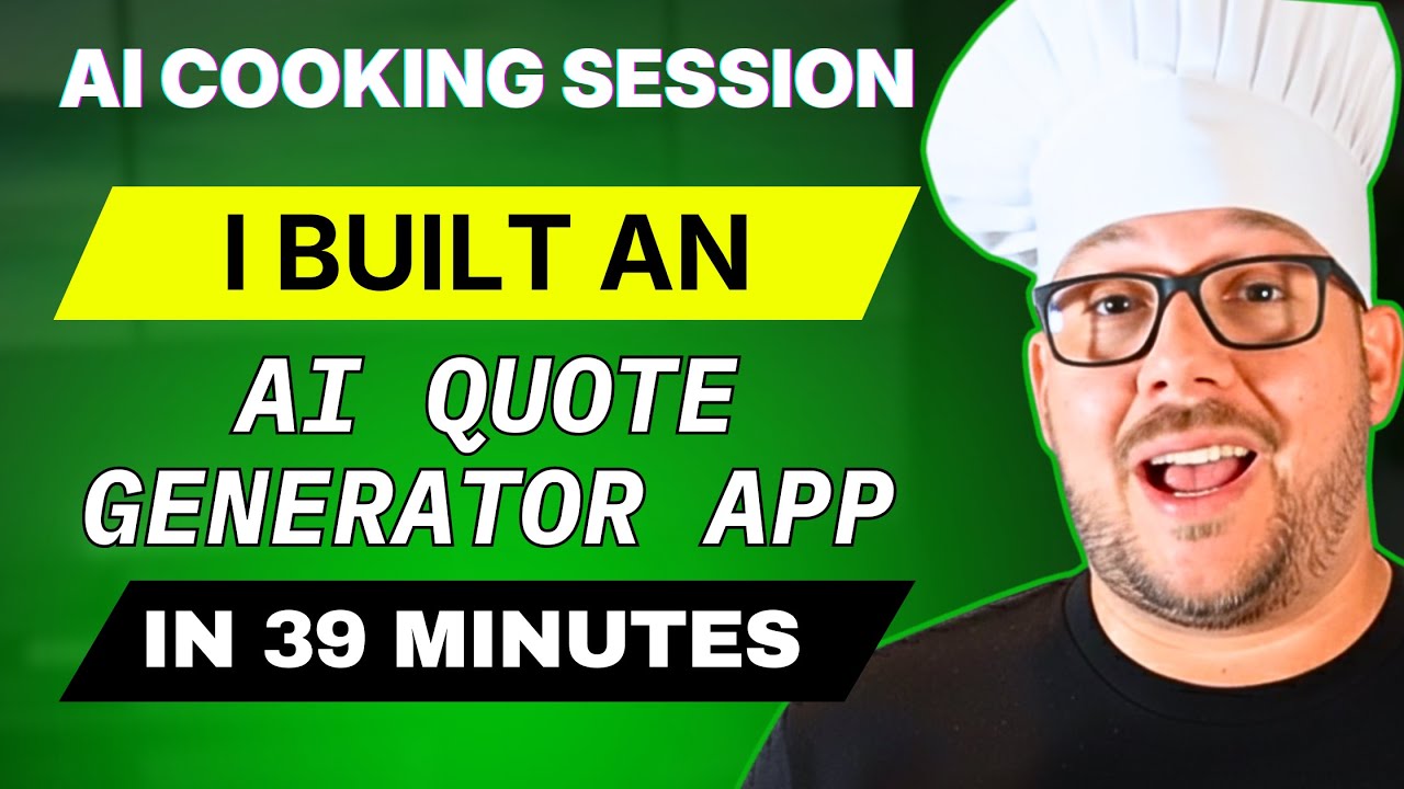 Learn to Build an AI Quote Generator App using No Code Tools (INSANELY SIMPLE)