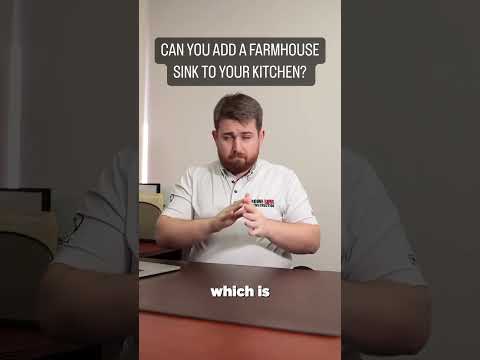 CAN YOU ADD A FARMHOUSE SINK TO YOUR KITCHEN? TAMPA GENERAL CONTRACTOR ANSWERS!