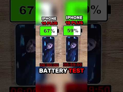 IPHONE 16 PLUS VS IPHONE 15 PLUS BATTERY π TEST !!