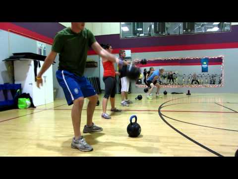 Group Kettlebells Class at Capital Racquet & Fitness Center